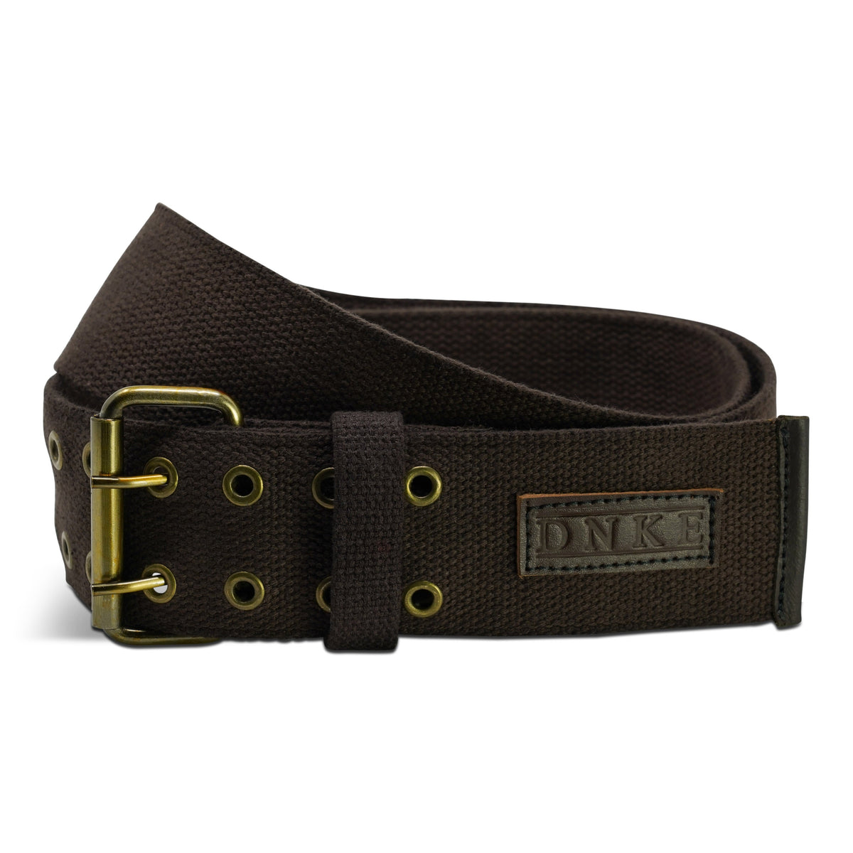 Double Prong Kilt Belt - Brown Woven Cotton – Damn Near Kilt 'Em